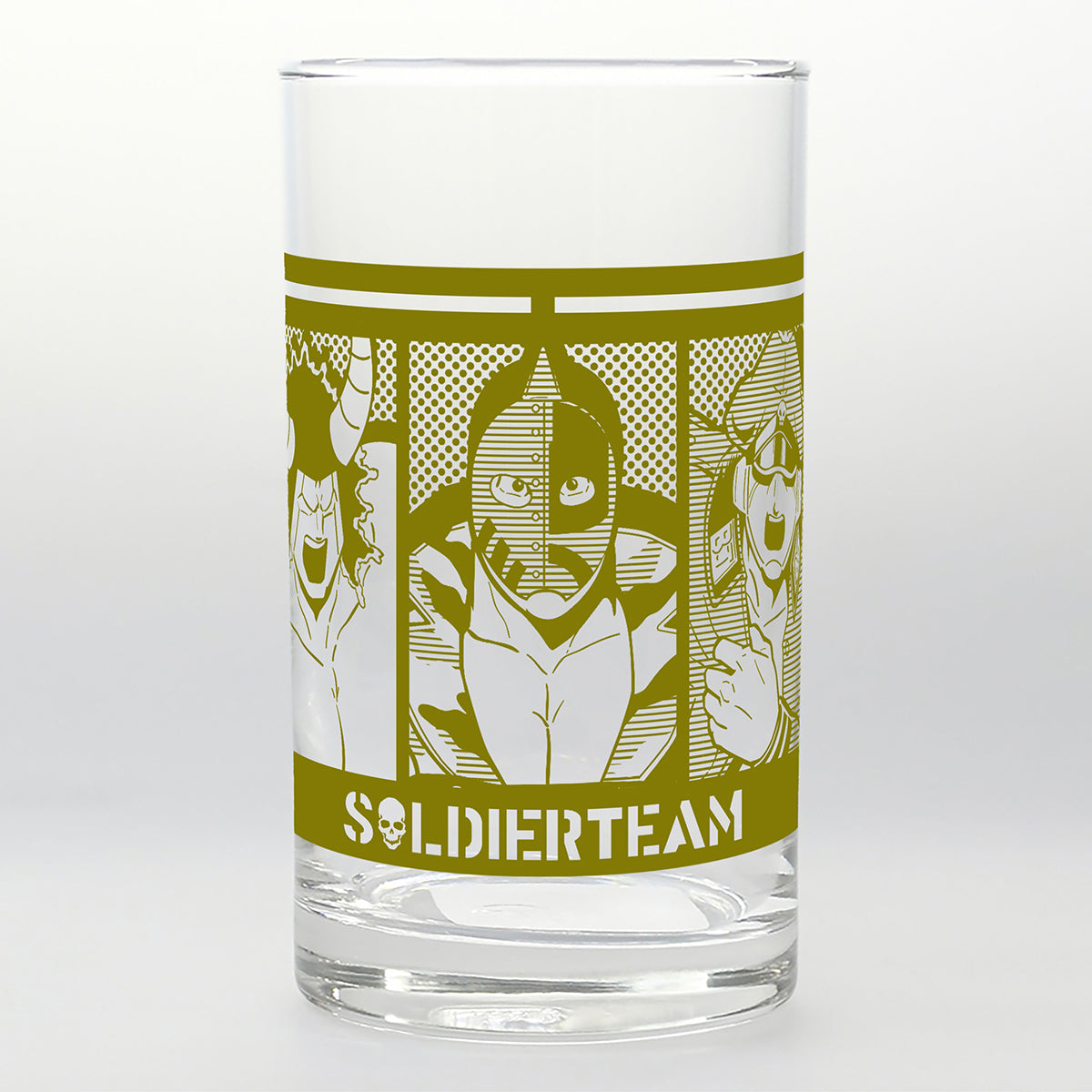 KMC ソルジャーチーム グラスタンブラー – キン肉マン公式オンラインストア KIN29.COM